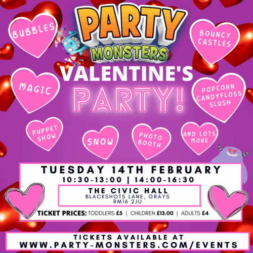 The Party Monsters Valentines Party - The Civic Hall