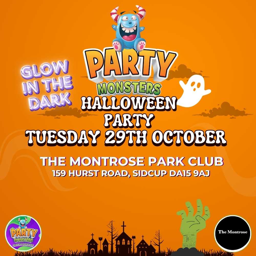 The Party Monsters Halloween Glow Party - The Montrose Park Club